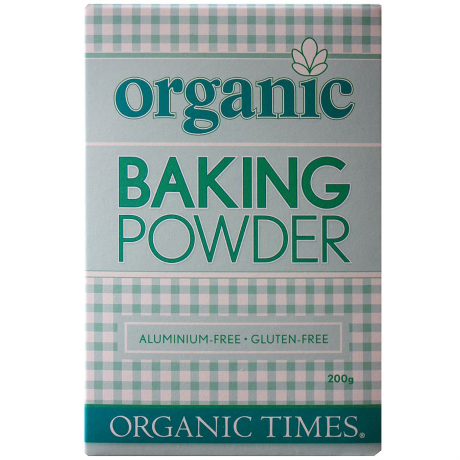 Baking Powder, Organic Times 200g | Garden Organics